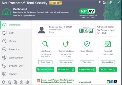 how to update net protector npav net protector knowledge base