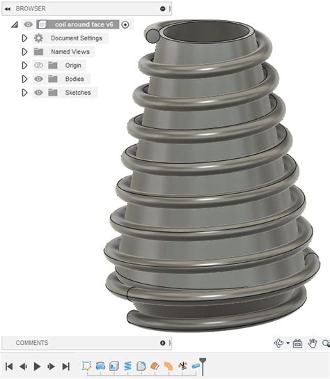 is it possible to align a coil to a face autodesk community