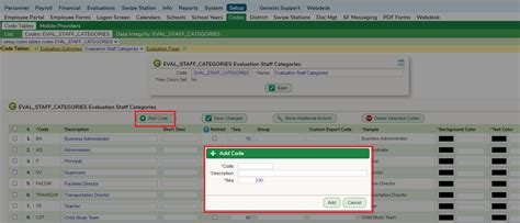 Creating Evaluation Categories Schoolfi Support