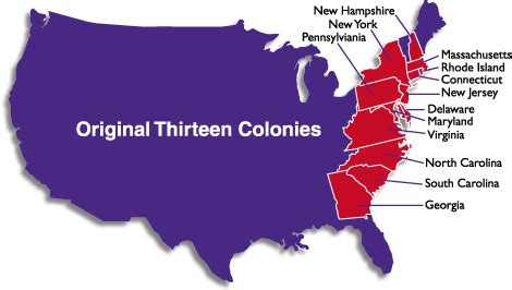 The Thirteen Colonies America At The Acadian Ancestral Home