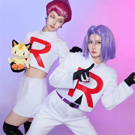 Anime Jessie And James Cosplay Costume Team Rocket Jessie Musashi Jame