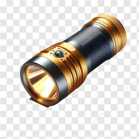 Perfect Of A Flashlight On White Background Black Shadow Perfect Of A