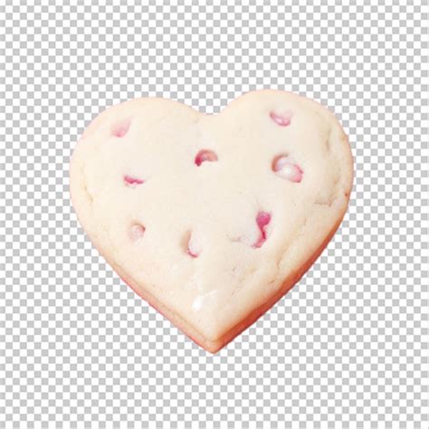 Premium Psd Heart Shape Cookies