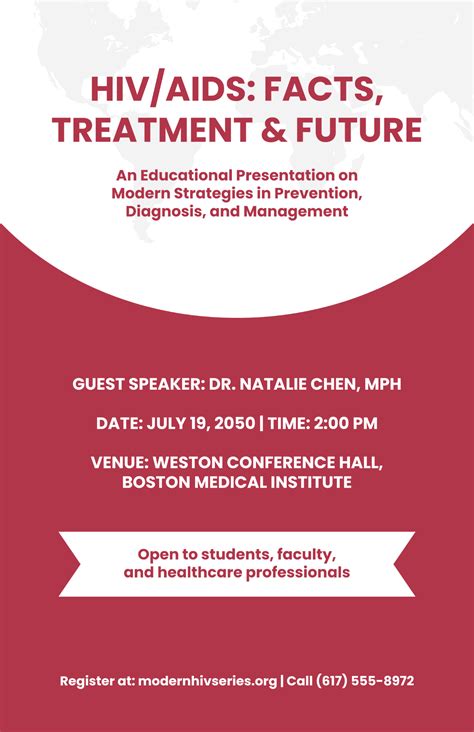 Free Hiv Aids Poster Templates Editable And Printable