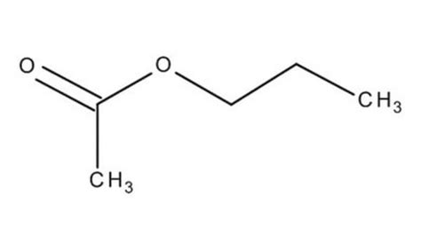Propyl Acetate Structure