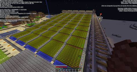 Minecraft Optimal Farm Layout Design Talk