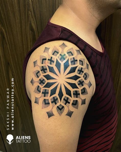 Dot Work Mandala Tattoo By Sakshi Panwar Shiva Mandala Tattoo Design