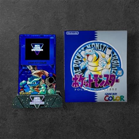 Nintendo Game Boy Color Blue Blastoise Edition Dks Game Emporium