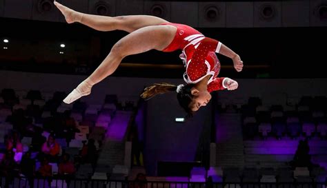 Tim Senam Putri Indonesia Lakoni Debut Maksimal Di Kejuaraan Dunia Gimnastik 2025