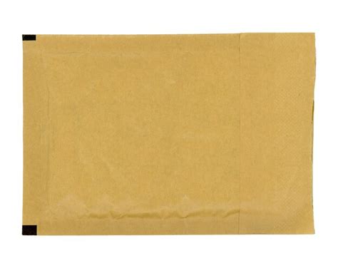 Premium Photo Small Packet Envelope Isolated Over White