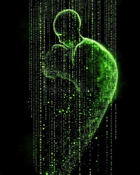Binary Code Representing Artificial Intelligence And Technological