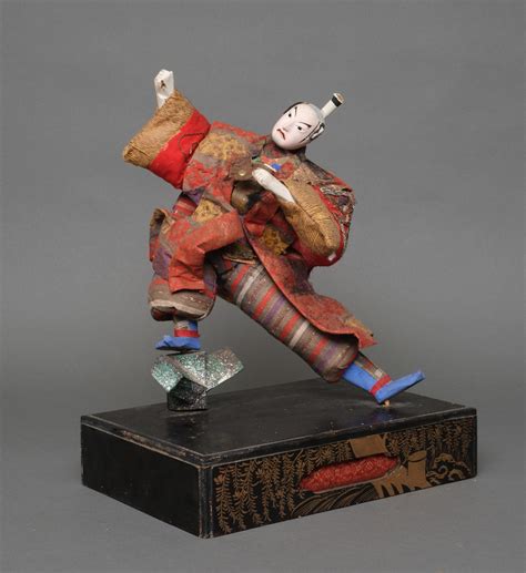 A Large Japanese Takeda NingyÔ Doll 19th Century