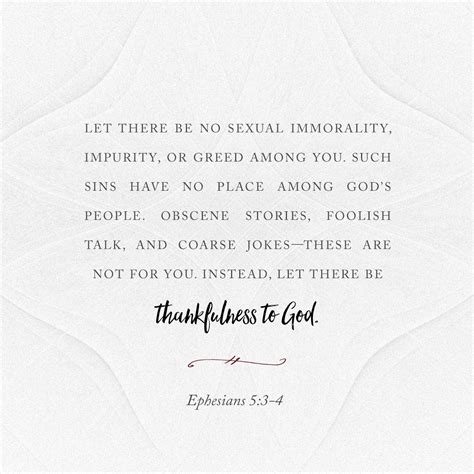 Ephesians 54 14 Neither Filthiness Nor Foolish Talking Nor Coarse