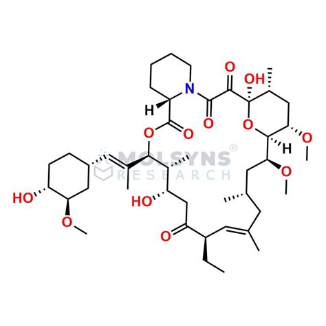 Buy High Quality Ascomycin Tacrolimus Ep Impurity A With Cas No 104987 12 4 From Molsyns