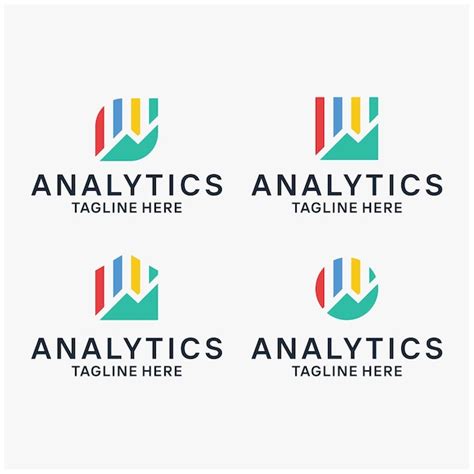 Premium Vector Accounting Consulting Marketing Analytics Logo Collection