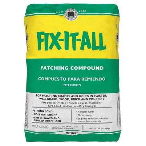 Custom Building Products Fix It All 25 Lb Patching Compound Dpfxl25