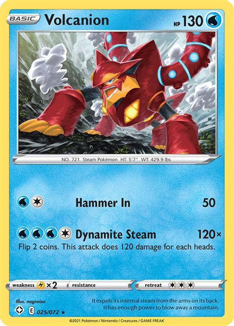 Volcanion Shining Fates Pokemon Card Pikawiz