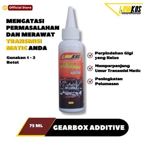 Jual Gearbox Additive Untuk Transmisi Matic Lowkos 75 Ml Kota Depok