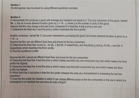 Solved 1 Decreasing Returns To Scale May Occur As