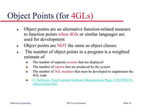 Swcostestimationppt