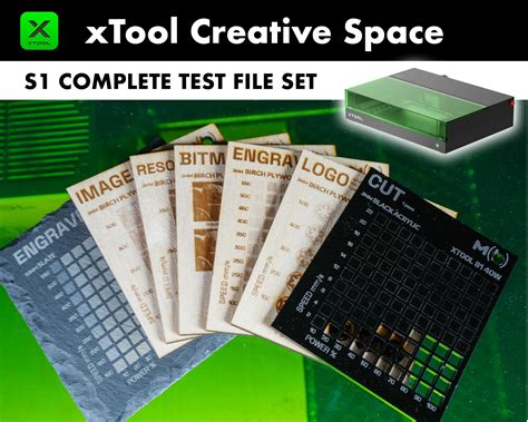 Xtool S1 Material Test Files Make Or Break Shop