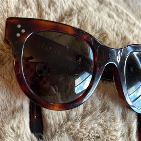 Celine Tortoiseshell Sunglasses Tortoise Shell Depop