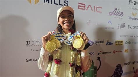 Sea Games 2025 Debut Manis Martina Ayu Pratiwi Langsung Sumbang 5 Medali Emas