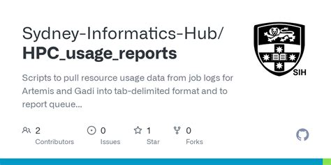 Github Sydney Informatics Hubhpcusagereports Scripts To Pull