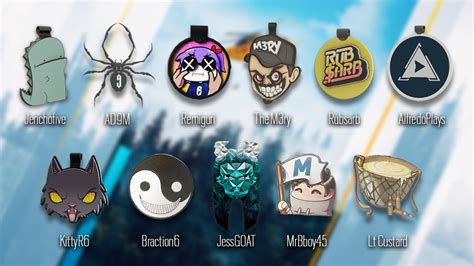 New Rainbow Six Siege Streamer Charms For Y6s2