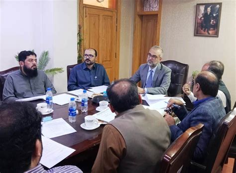 pdwp meeting on road sector chaired by acs dev hafiz abdul basit
