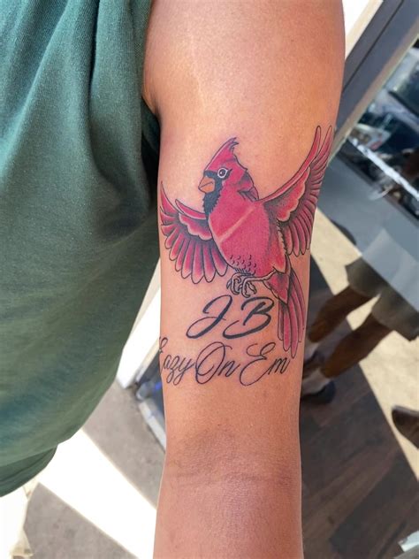 Cardinal Memorial Tattoos 8 Amazing Cardinal Tattoo Ideas With Their