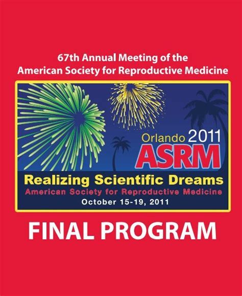 Scientific Program • Symposia American Society For Reproductive