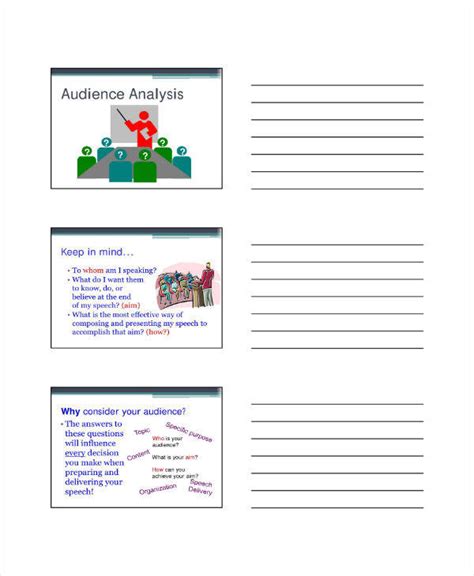 8 Audience Analysis Templates Pdf Word