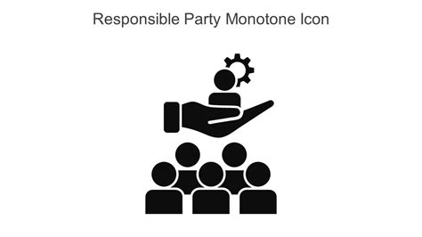 Responsible Party Monotone Icon In Powerpoint Pptx Png And Editable Eps Format PPT Presentation