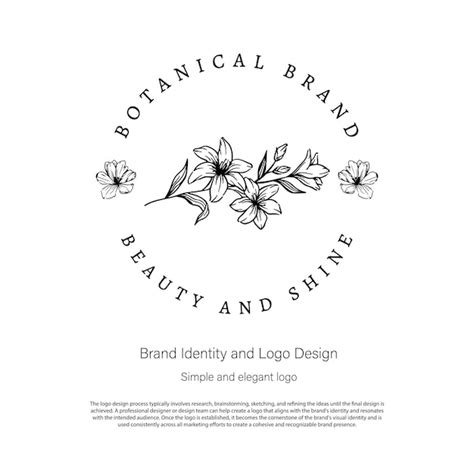 Premium Vector Botanical Logo Design For Brand Identity