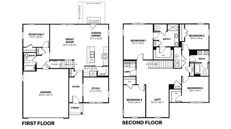 Floor Plan In Homestead Monrovia In D R Horton