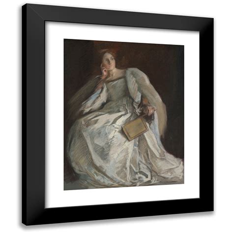Edwin Austin Abbey 12x14 Black Modern Framed Museum Art Print Titled