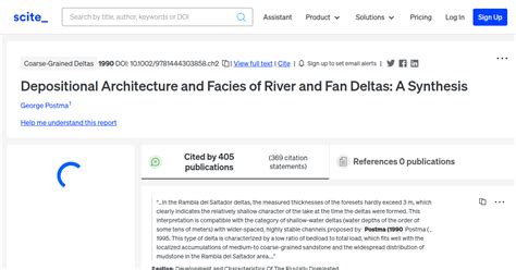 Depositional Architecture And Facies Of River And Fan Deltas A Synthesis
