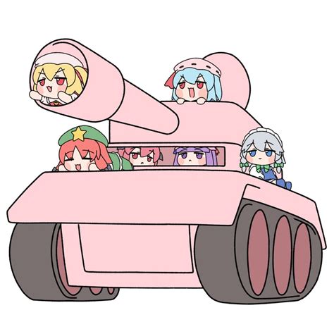 Remilia Scarlet Flandre Scarlet Izayoi Sakuya Patchouli Knowledge Hong Meiling And 1 More