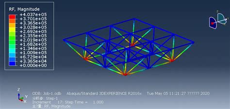 Abaqus 三维刚架与桁架模型分析 技术邻 Abaqus 三维刚架与桁架模型分析 技术邻