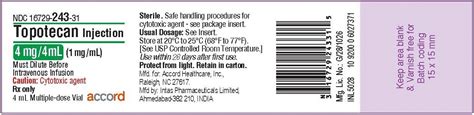 Topotecan Accord Healthcare Inc Fda Package Insert Page 6