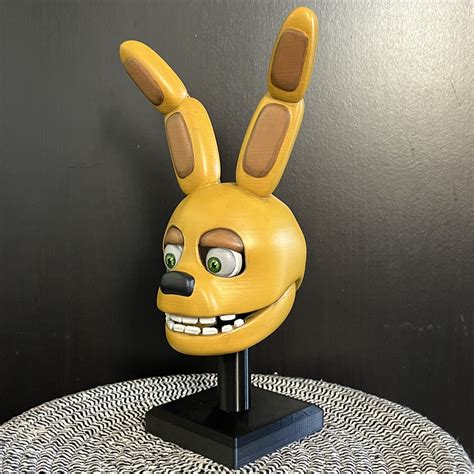 👤 Spring Bonnie Head Fnaf Five Nights At Freddys・ Stl File For ・cults