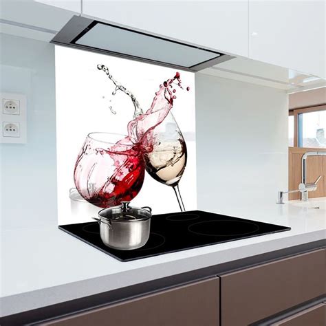 Splashback Tempered Glass Heat Resistant Toughened Decorative 60 X 65