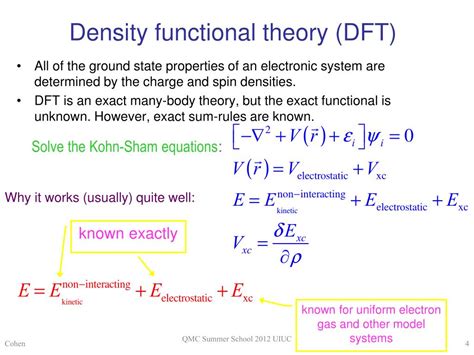 Ppt Introduction To Density Functional Theory Ronald Cohen