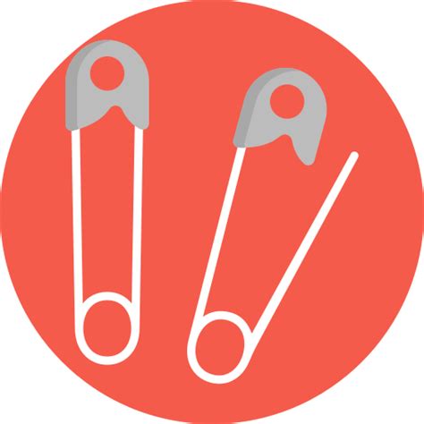Safety Pins Generic Circular Icon