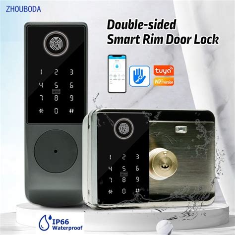 Dorseyqe Door Lock Garden Outdoor Gate Fingerprint Tuya Or Ttlock App