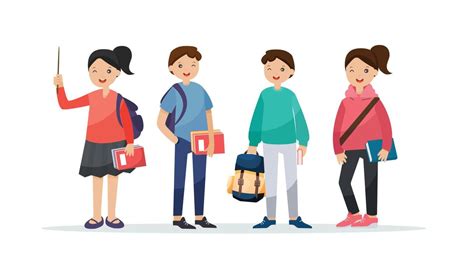 School Queue Vector Art Icons And Graphics For Free Download