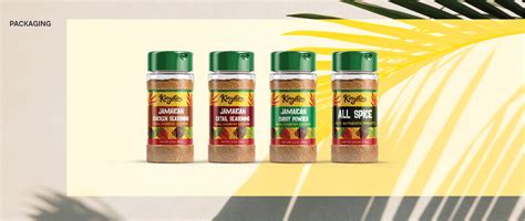 Brand Identity And Packaging For Caribbean Spices On Behance