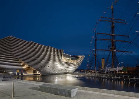 Kengo Kumas Vanda Dundee Photographed At Sunrise And Sundown