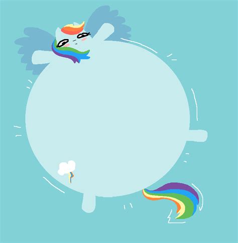 Rainbow Dash Inflation Deviantart